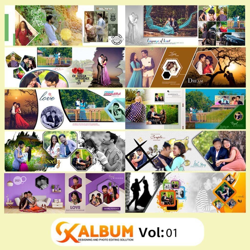 Pre Wedding Album PSD - SK Album