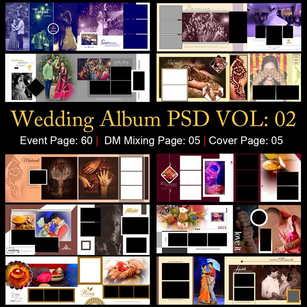 Wedding Album PSD VOL 02 - SK Album